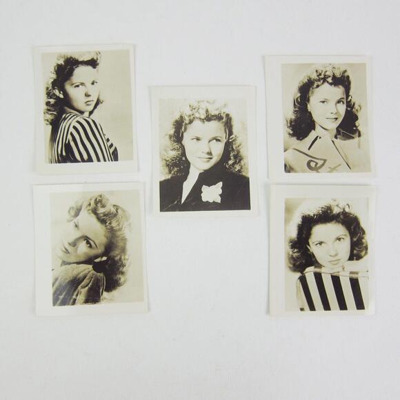 Other | Shirley Temple Photographs Lot Of 5 Hollywood Actress Portraits ...